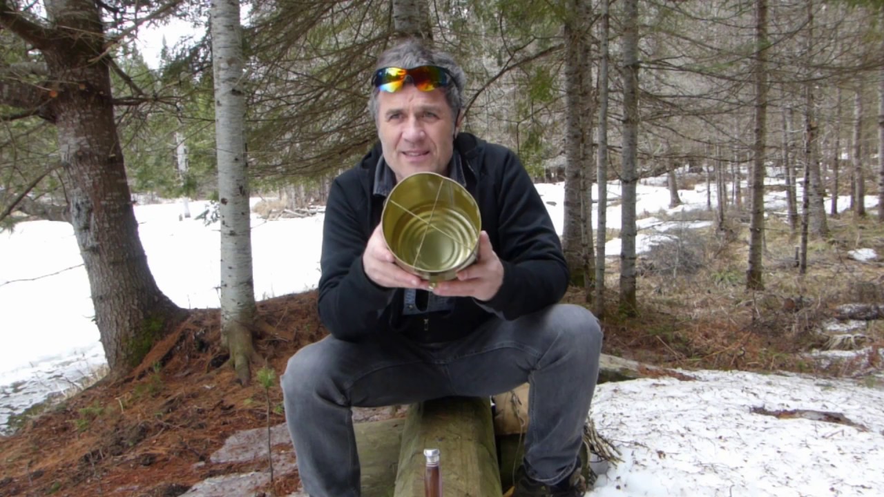 How to make a Hobo Stove - YouTube