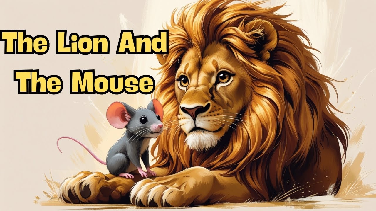 The Lion And the Mouse: A Tale of Friendship and Kindness | Cloudy Kids ...