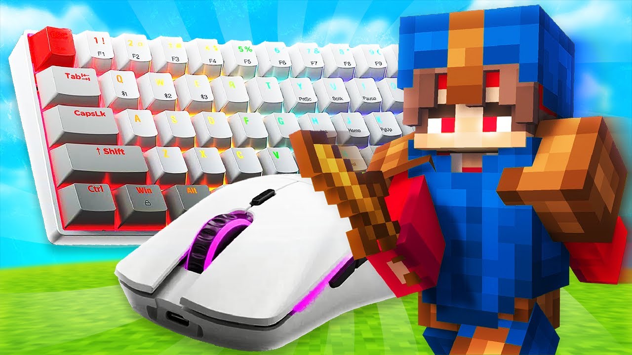 Sweaty Keyboard + Mouse Sounds | Hypixel Bedwars ASMR - YouTube
