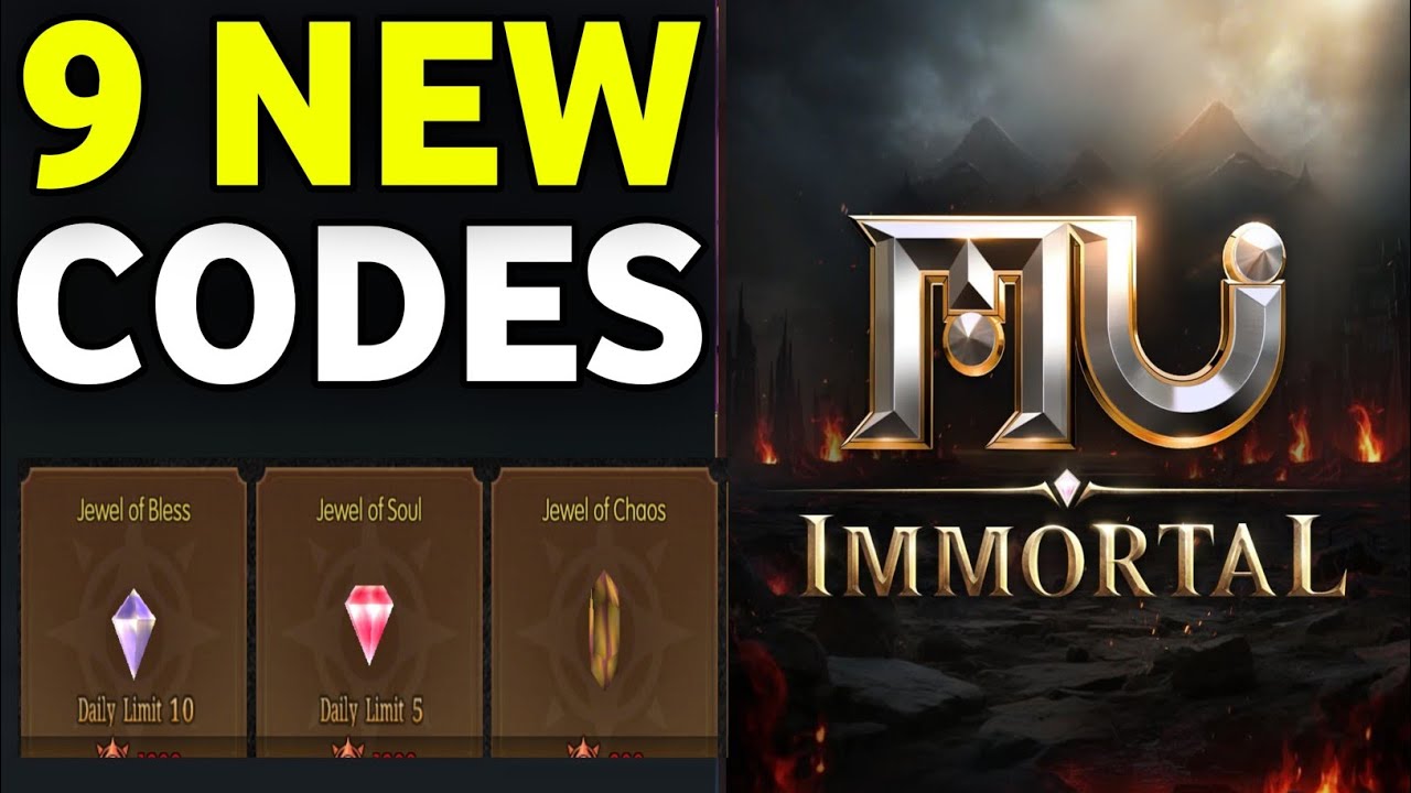 Update MU Immortal Gift Codes 2025 | MU Immortal Codes - How to Redeem ...
