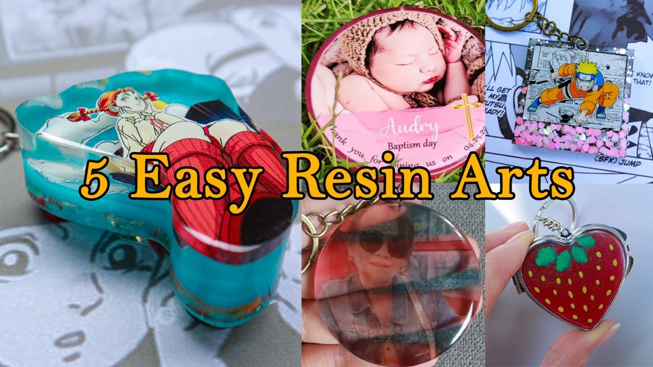 5 Amazing Epoxy Resin Arts for beginners | Artshabits - YouTube