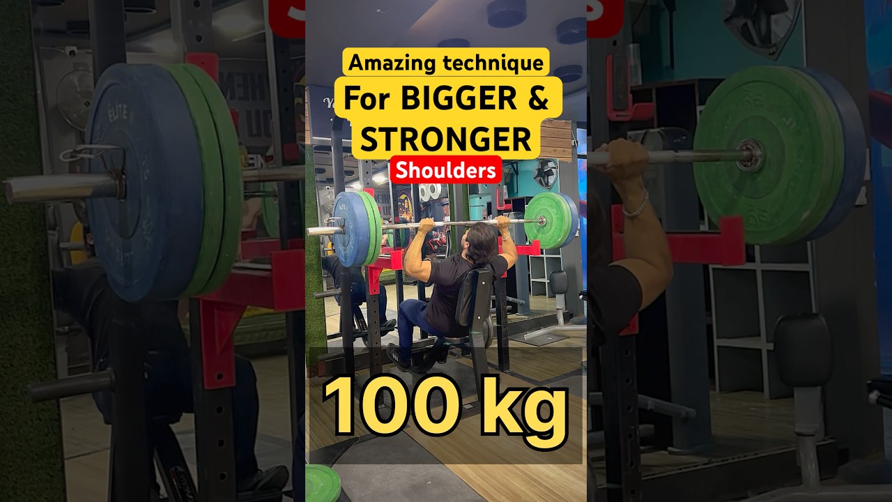 Get Bigger and stronger shoulders with this method - YouTube