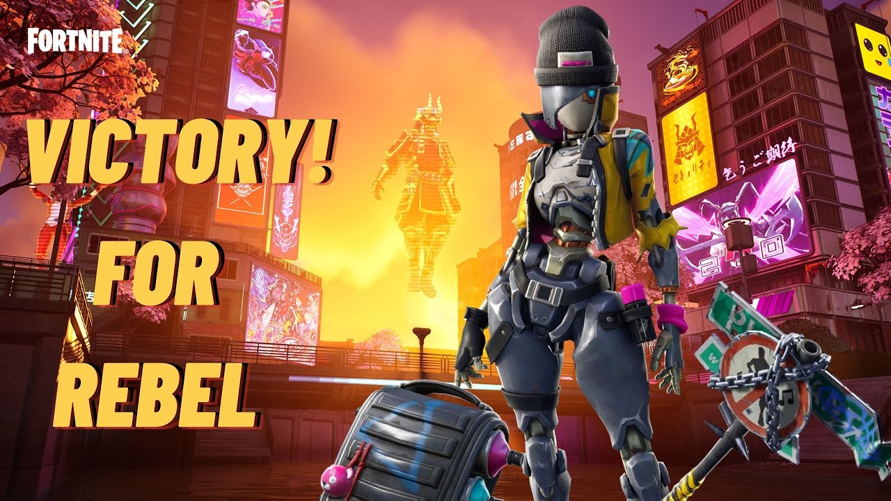 Victory! for REBEL in a FORTNITE Solo Match. - YouTube