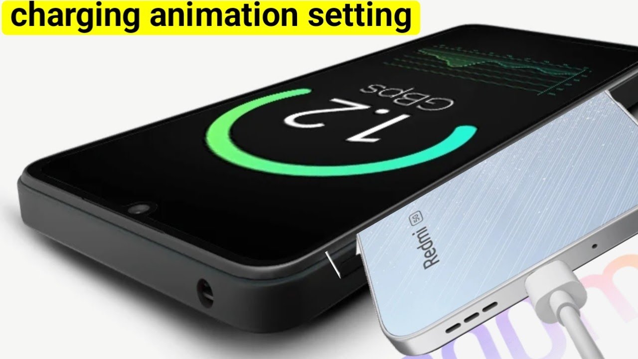 redmi 13c charging animation setting | how to set charging animation in ...
