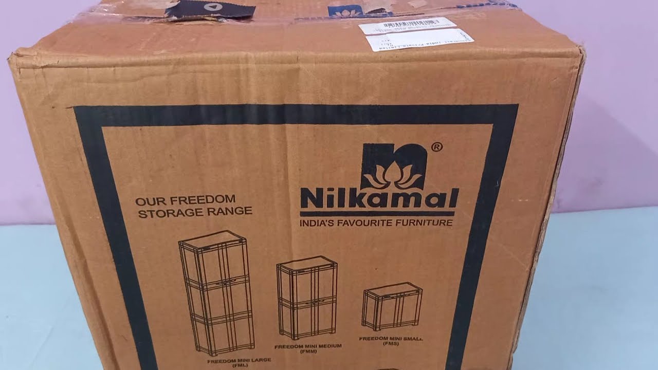 Nilkamal plastic cabinet /multipurpose cabinet unboxing - From amazon ...