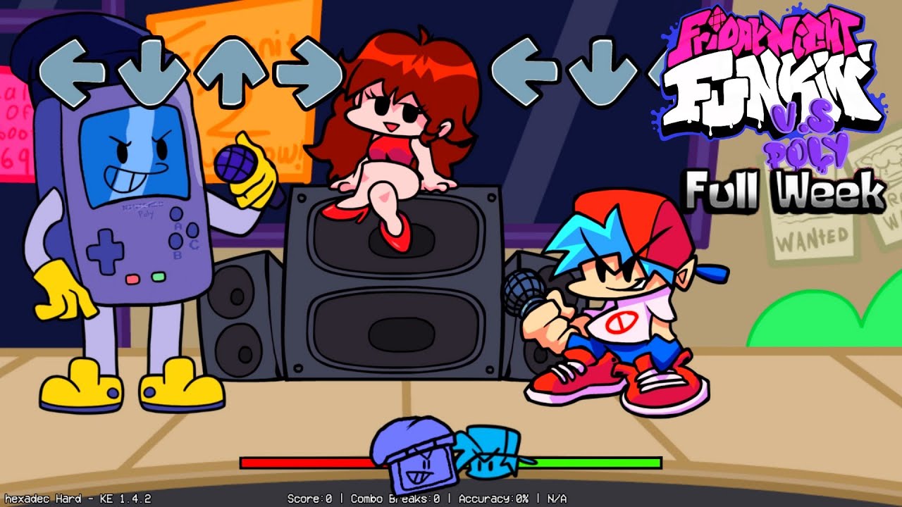 Vs Poly Full Week - Friday Night Funkin Mod - YouTube