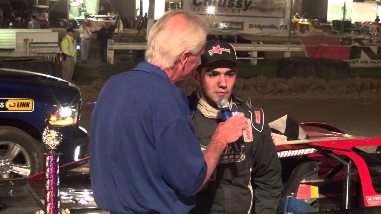 Colton Flinner was able to hold off Daryl Charlier to sweep the weekend ...