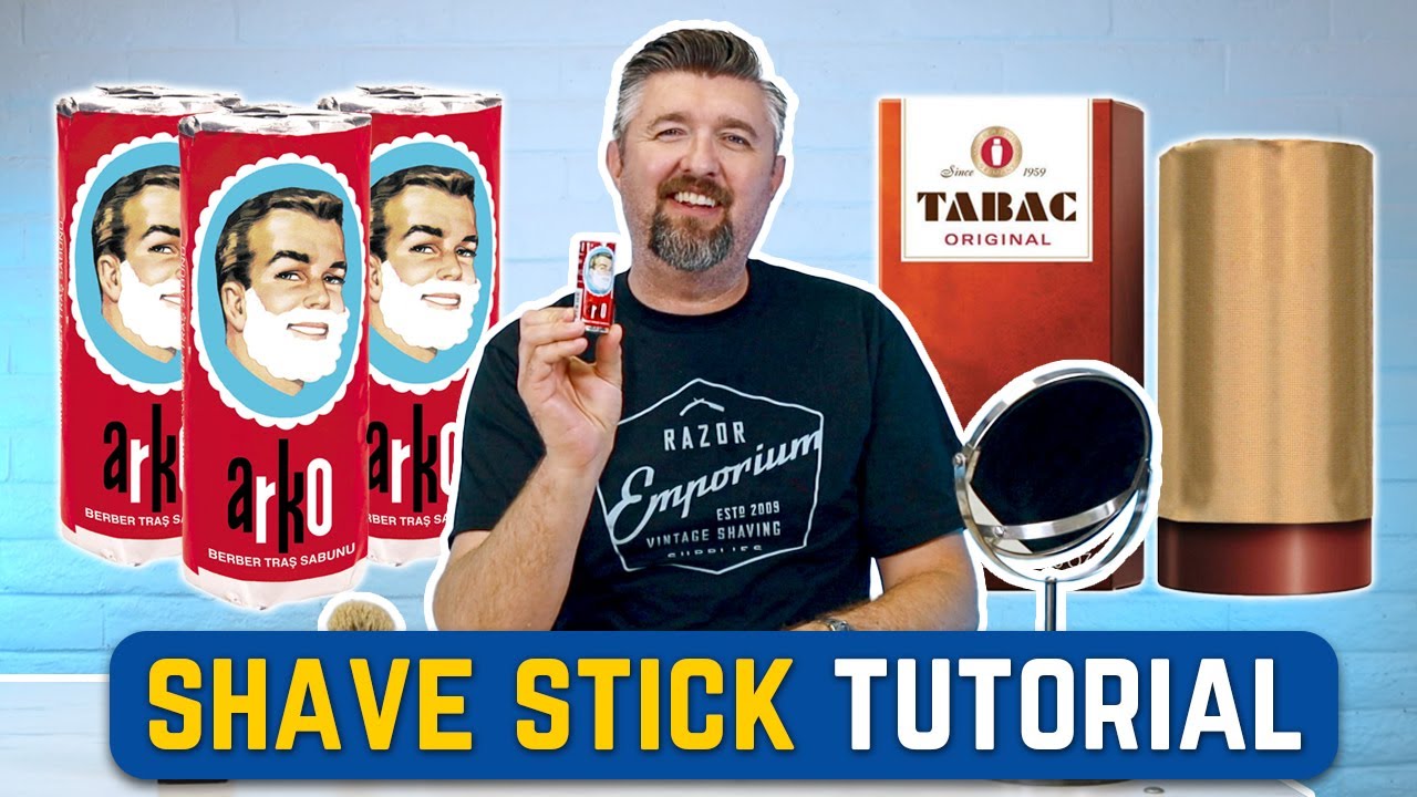 Wet Shaving Tutorial: How to Shave with a Shave Stick - YouTube