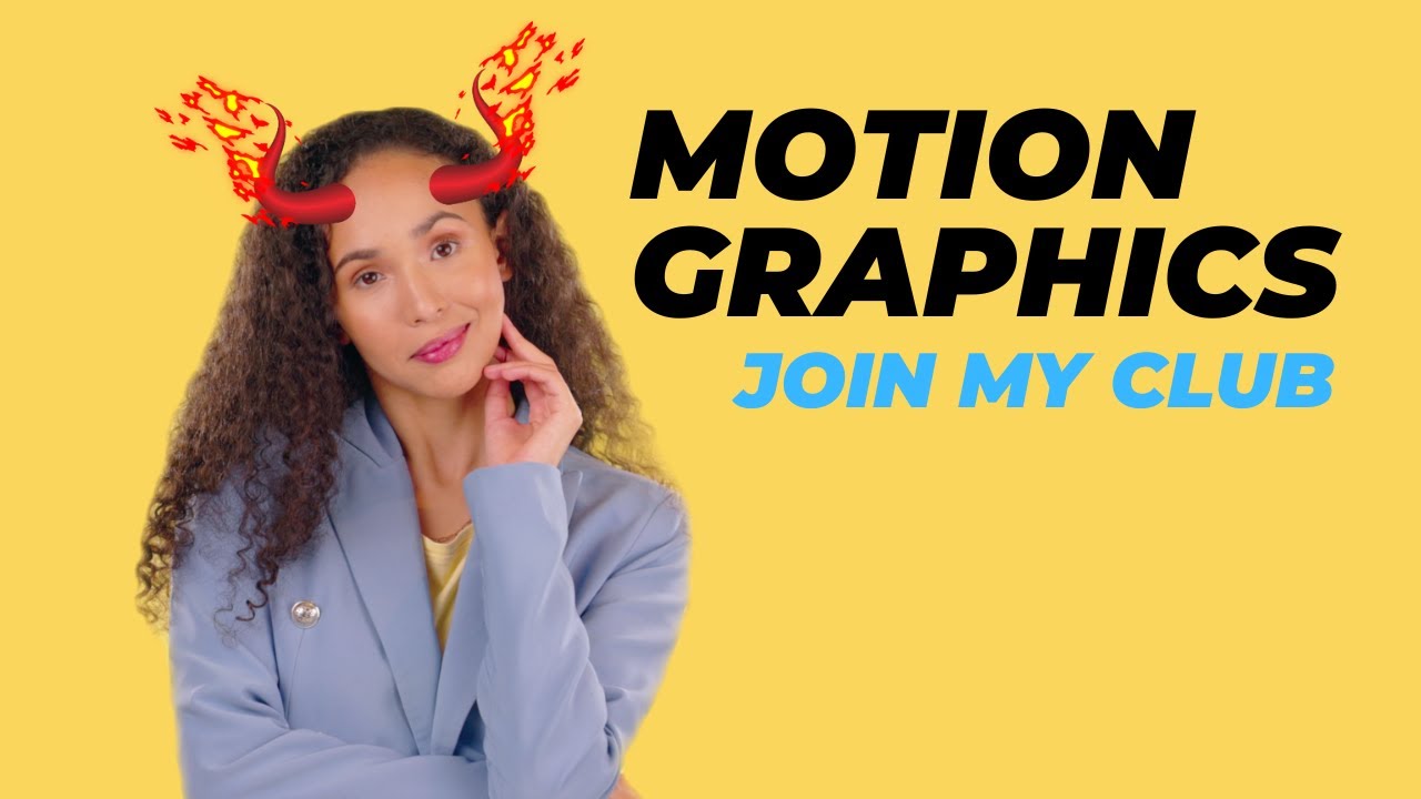 Motion Graphics for YouTubers inside my club - YouTube