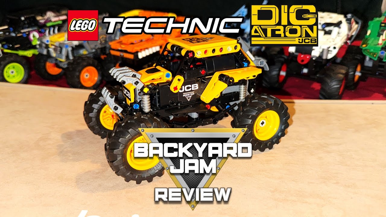 Lego Technic Monster Jam JCB Digatron | Backyard Jam - YouTube