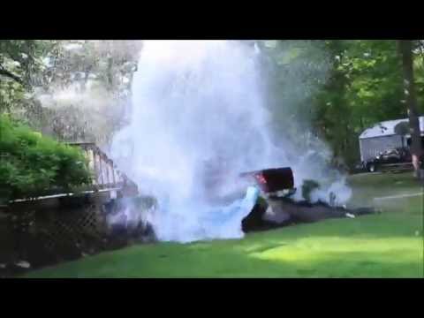 PSYCHO UNCLE LARRY DESTROYS POOL - YouTube