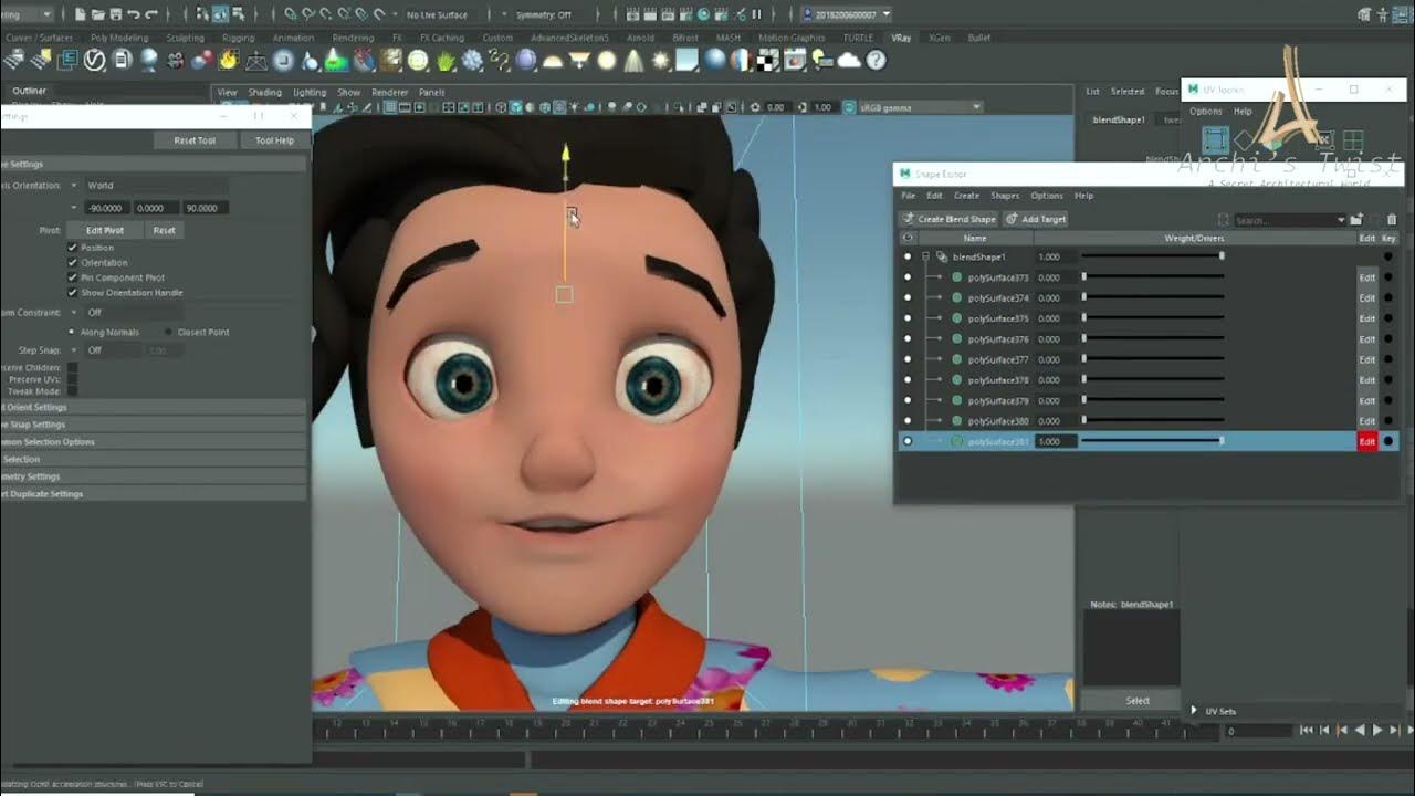3D Animation- Facial expression( Part - 2) - YouTube