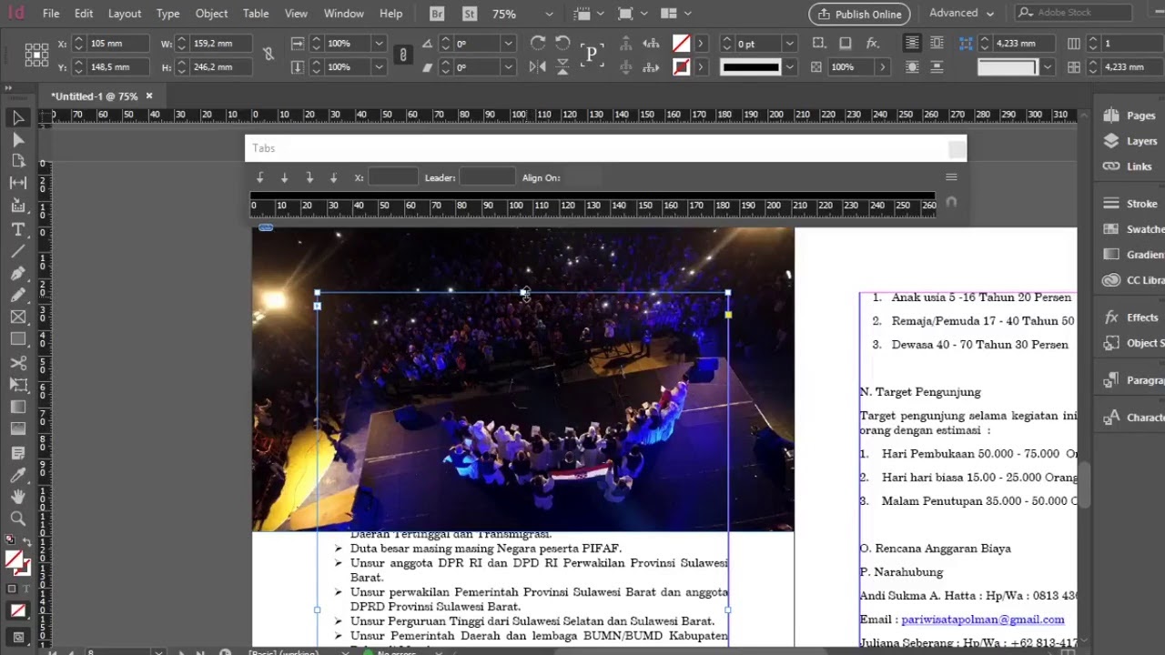 Layout Proposal di Adobe Indesign CC - YouTube