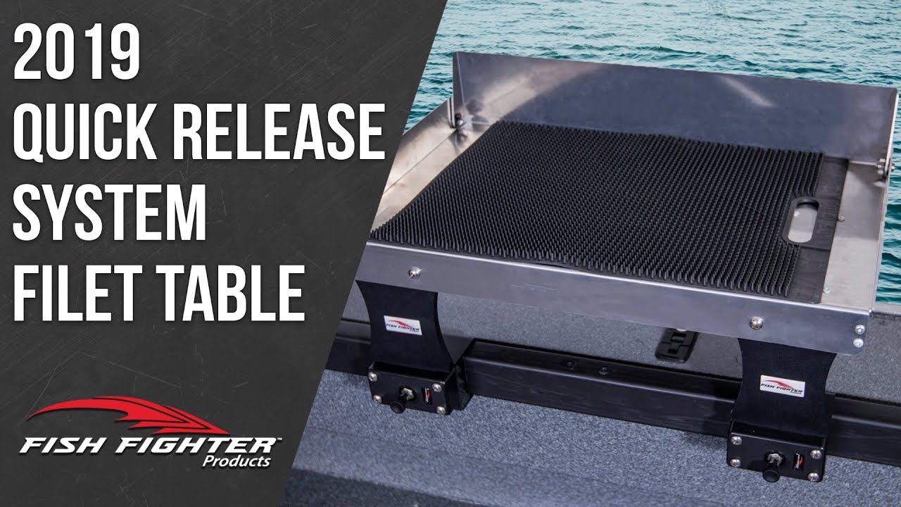 Quick Release System™ Fillet Table | Fish Fighter™ Products - YouTube