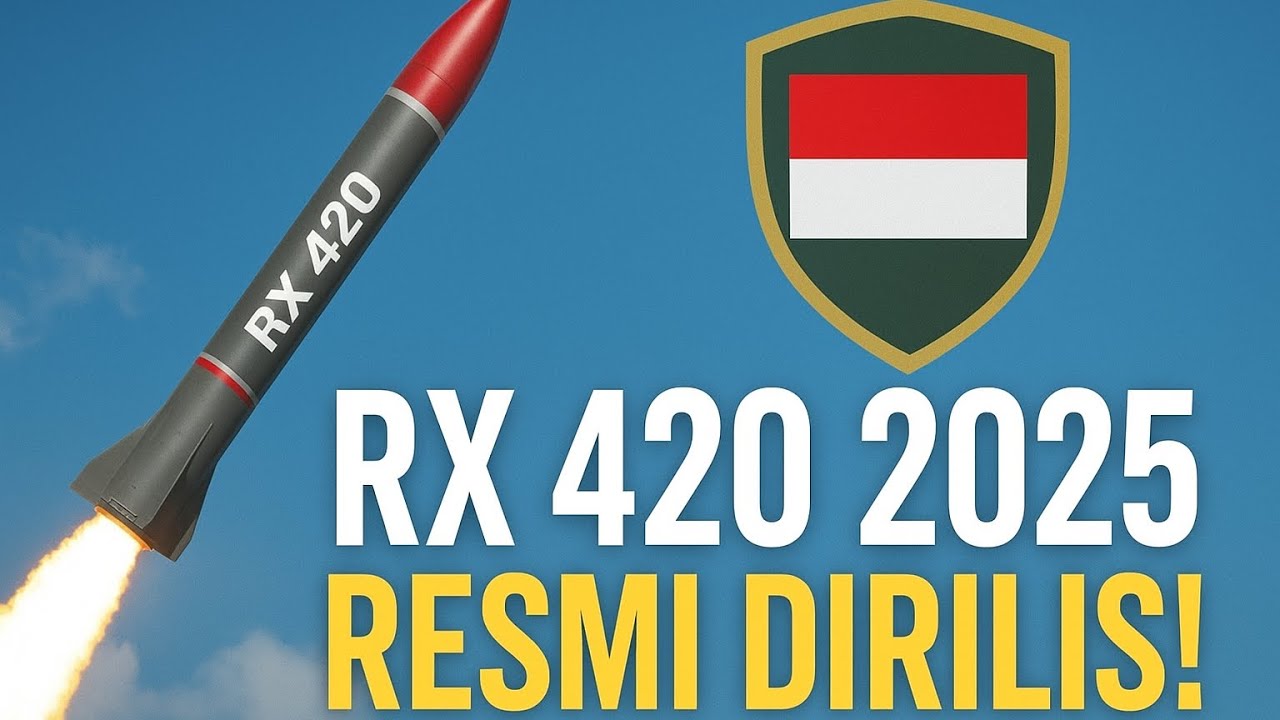RX 420 2025 Resmi Dirilis! Rudal Balistik Super Cepat Buatan Indonesia ...
