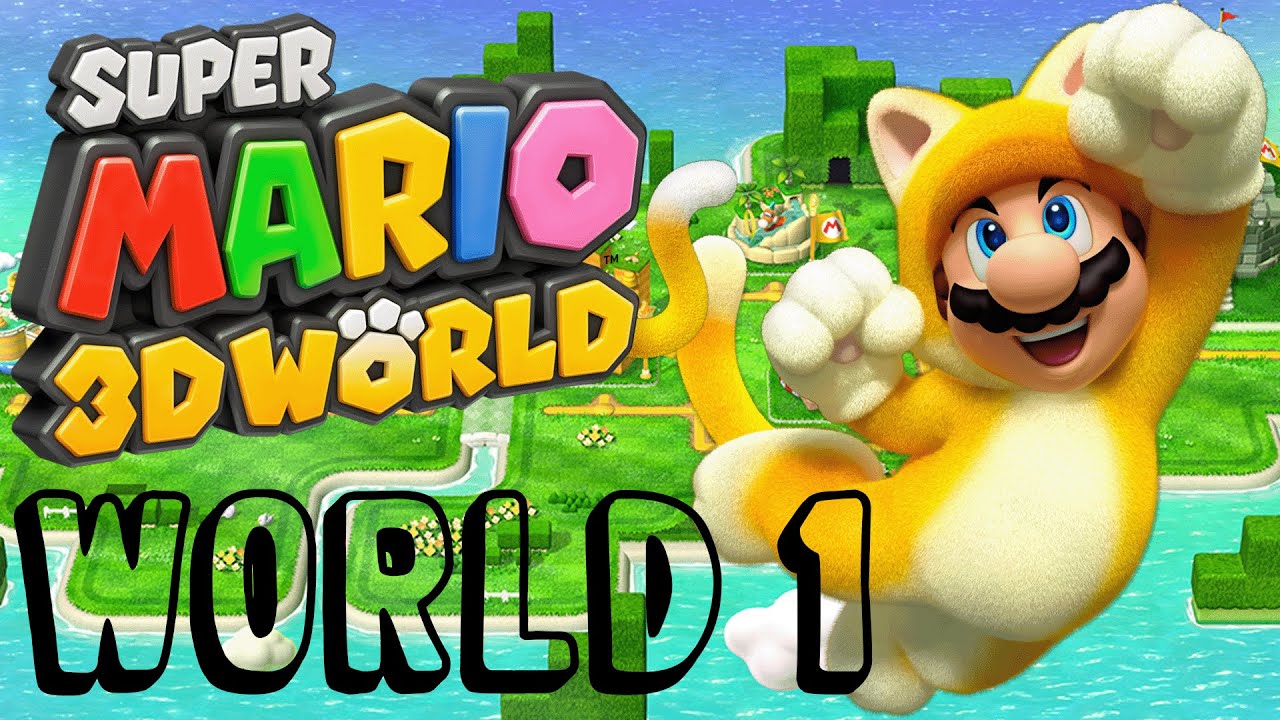 Super Mario 3D World | Gameplay Part 1 | World 1 | 100% - YouTube