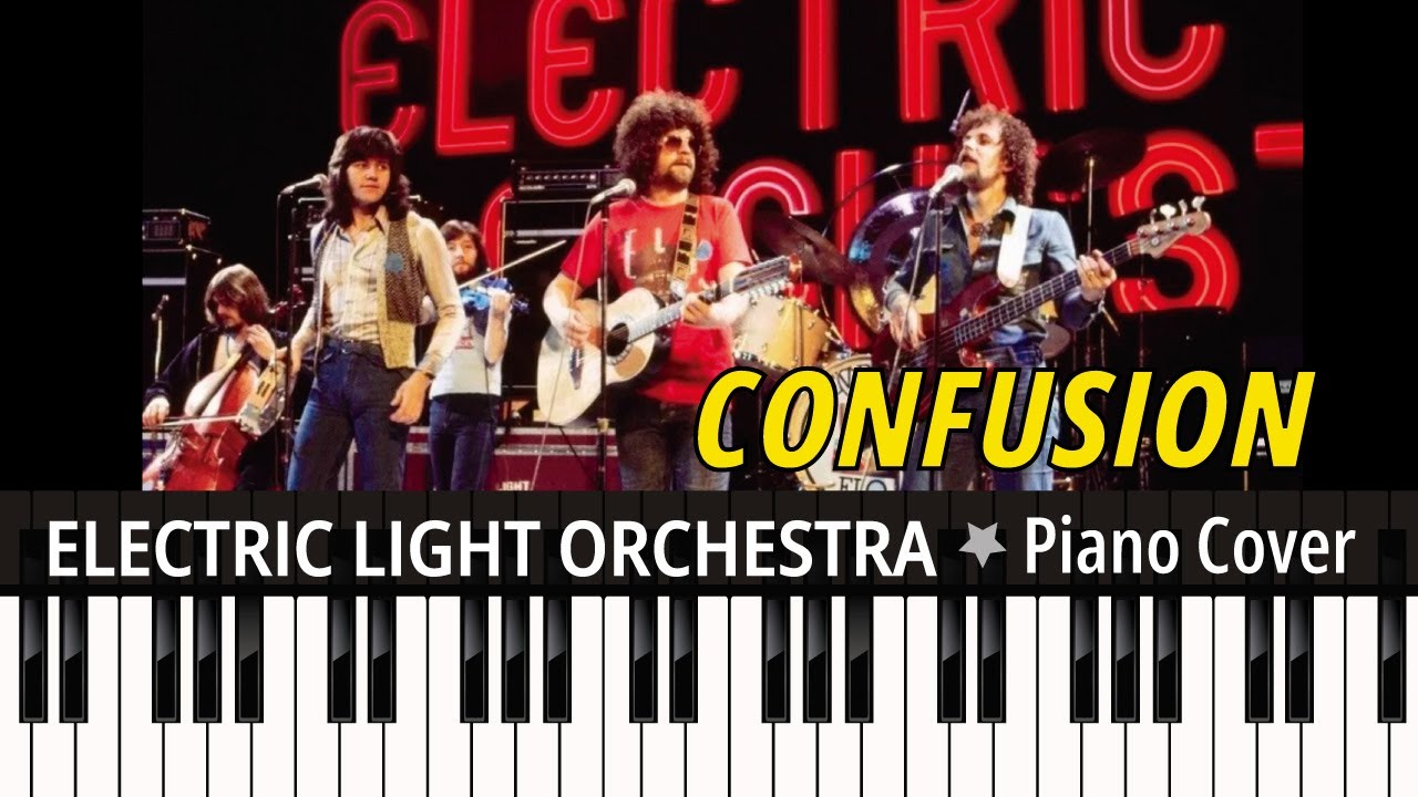 Confusion (1979) Electric Light Orchestra TUTORIAL piano cover + sheet ...