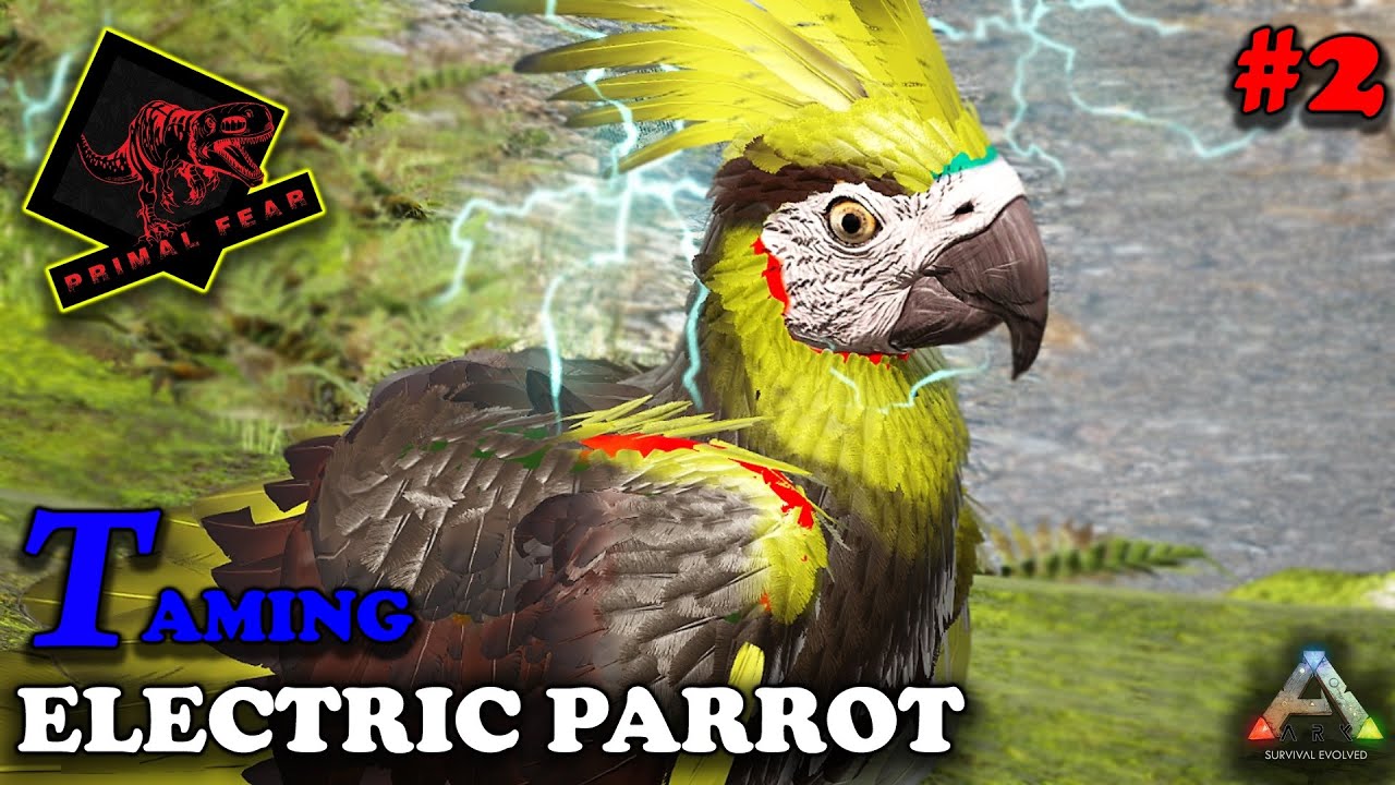 ARK TAMIL | ELECTRIC PARROT TAMING | ARK Primal Fear | Ark Survival ...