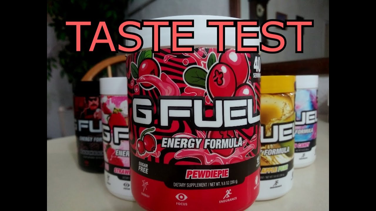 NEW PEWDIEPIE CHERRY GFUEL TASTE TEST REVIEW (FUNNY YOYO EDITION) - YouTube