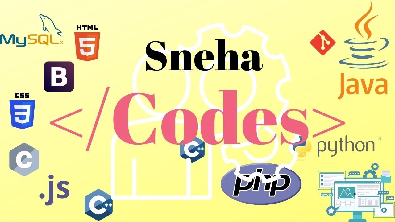 Introduction To Snehacodes🤩 Php Programming Java Snehacodes Youtube
