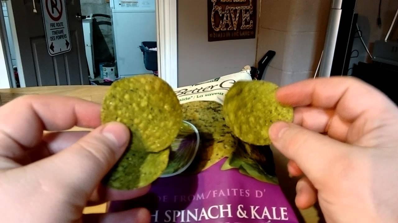 Fresh Gourmet The Better Chip Spinach And Kale - YouTube