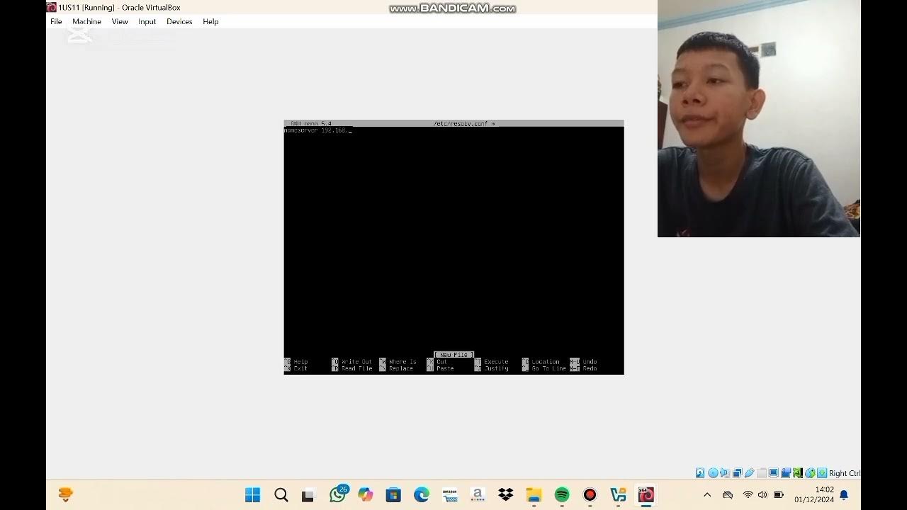 Tugas remedial Ega Nofirza (XI TJKT 2) membuat tutorial konfigurasi server Dns, Apache, dan ...