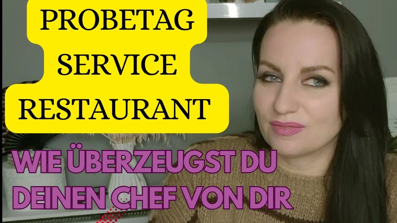 Kellnern Probetag Anfänger - 5 Tipps um dein Chef von dir zu überzeugen ...