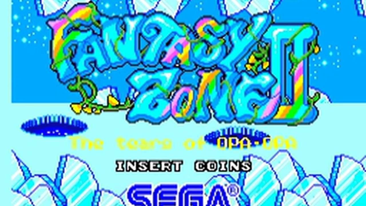 Fantasy Zone II - The Tears of Opa-Opa (Sega 1988) Attract Mode 60fps ...