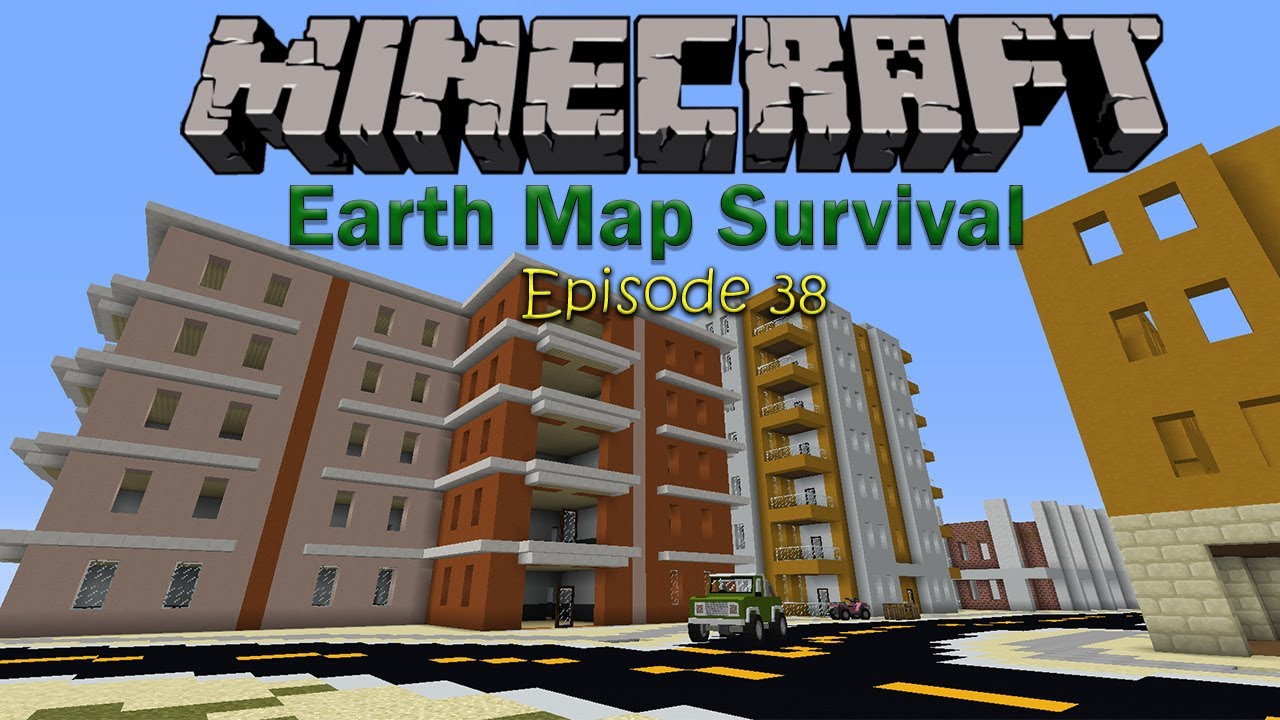 Minecraft Modded Earth-Map Survival Series Episode 38 (Tour of San ...
