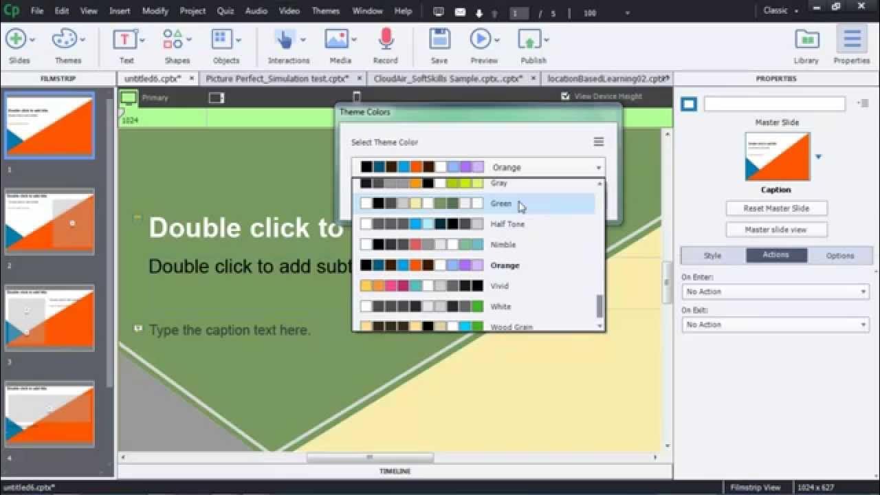 Creating Custom Theme Colors in Adobe Captivate 8 - YouTube