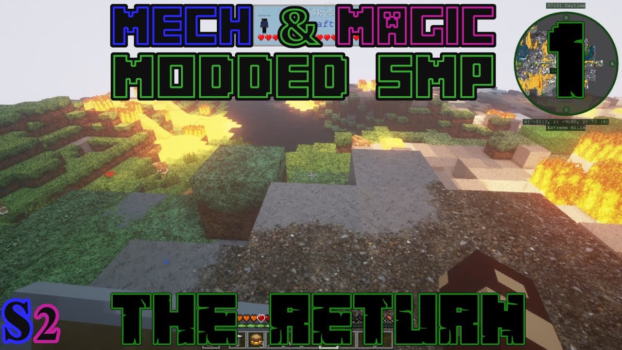 Mech & Magic Modded SMP | S2 | The Return - Part 1 w/ SilvaSky, Shinxie ...