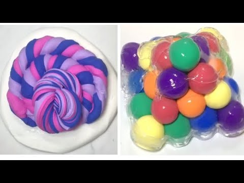 Clay Slime Mixing - Most Satisfying ASMR Compilation | #66 | Lourraine ...