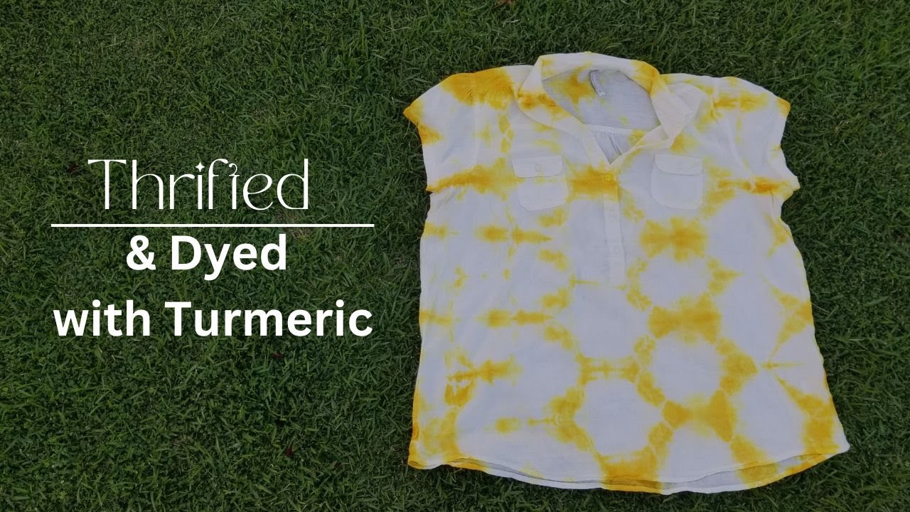 Turmeric Dye Clothing Collection - YouTube