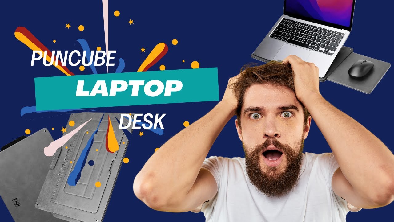 PUNCube portable laptop desk - YouTube