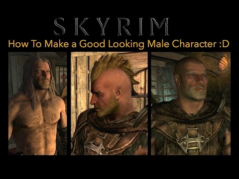 Skyrim - How To Make a Good Looking Male Character (Nord) :D (Turn on Subtitles!)