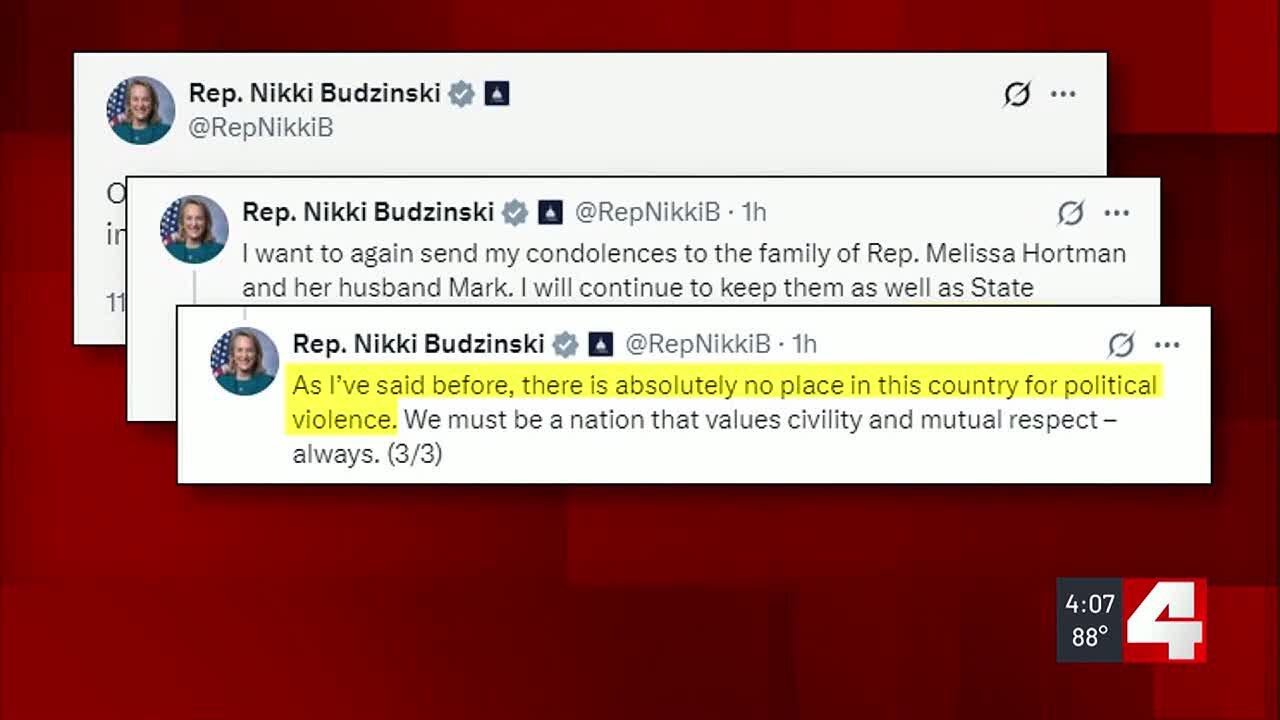 Rep. Nikki Budzinski says her name was included in Minnesota murder ...