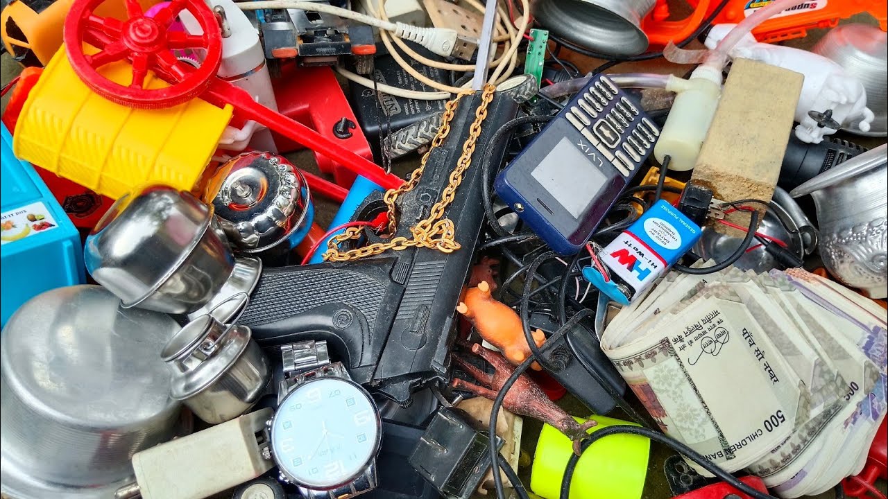 Breaking and opening all electronics toys for motor and other ...