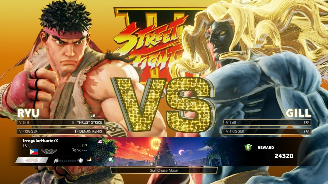 Street Fighter V: Champion Edition - Gill Boss Fight (SFIII Arcade Mode ...