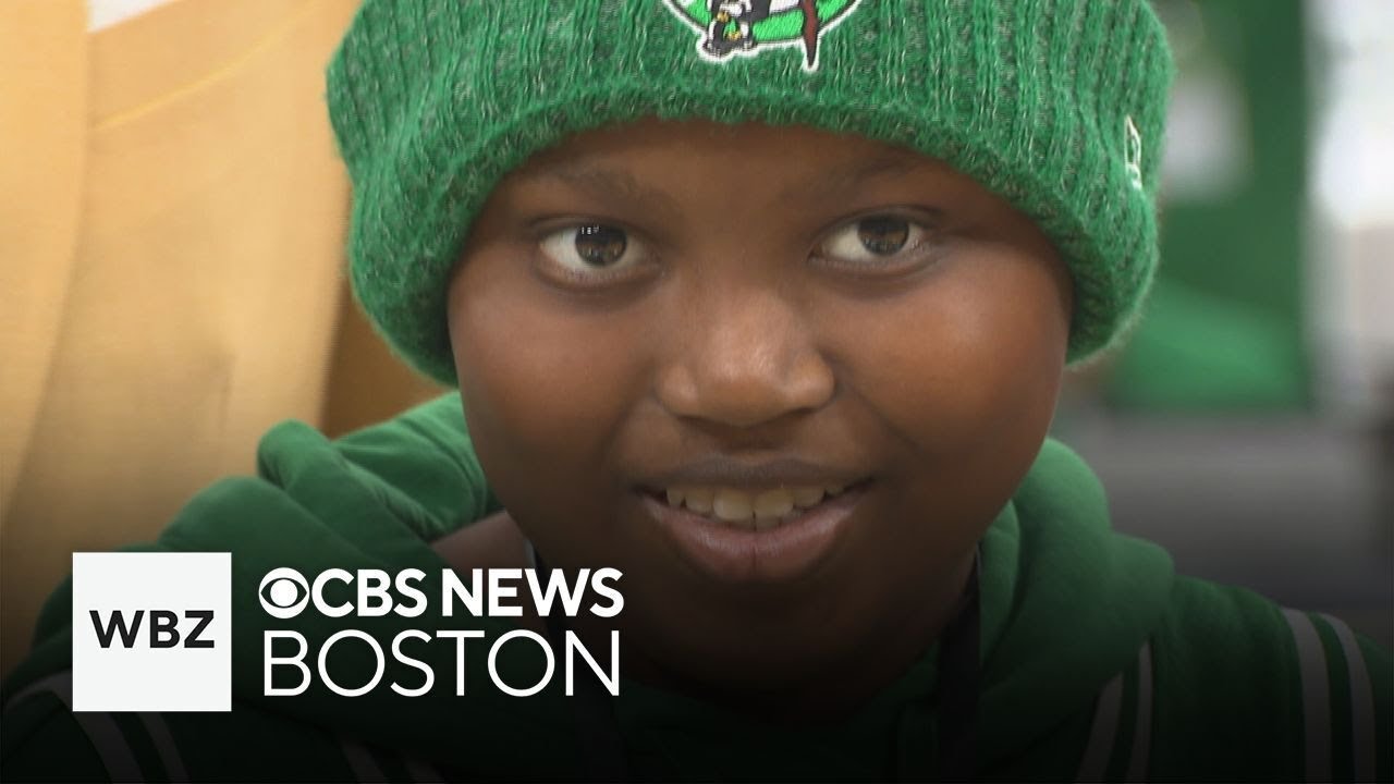 Teen with leukemia sits courtside, gets to meet Tatum at Celtics game