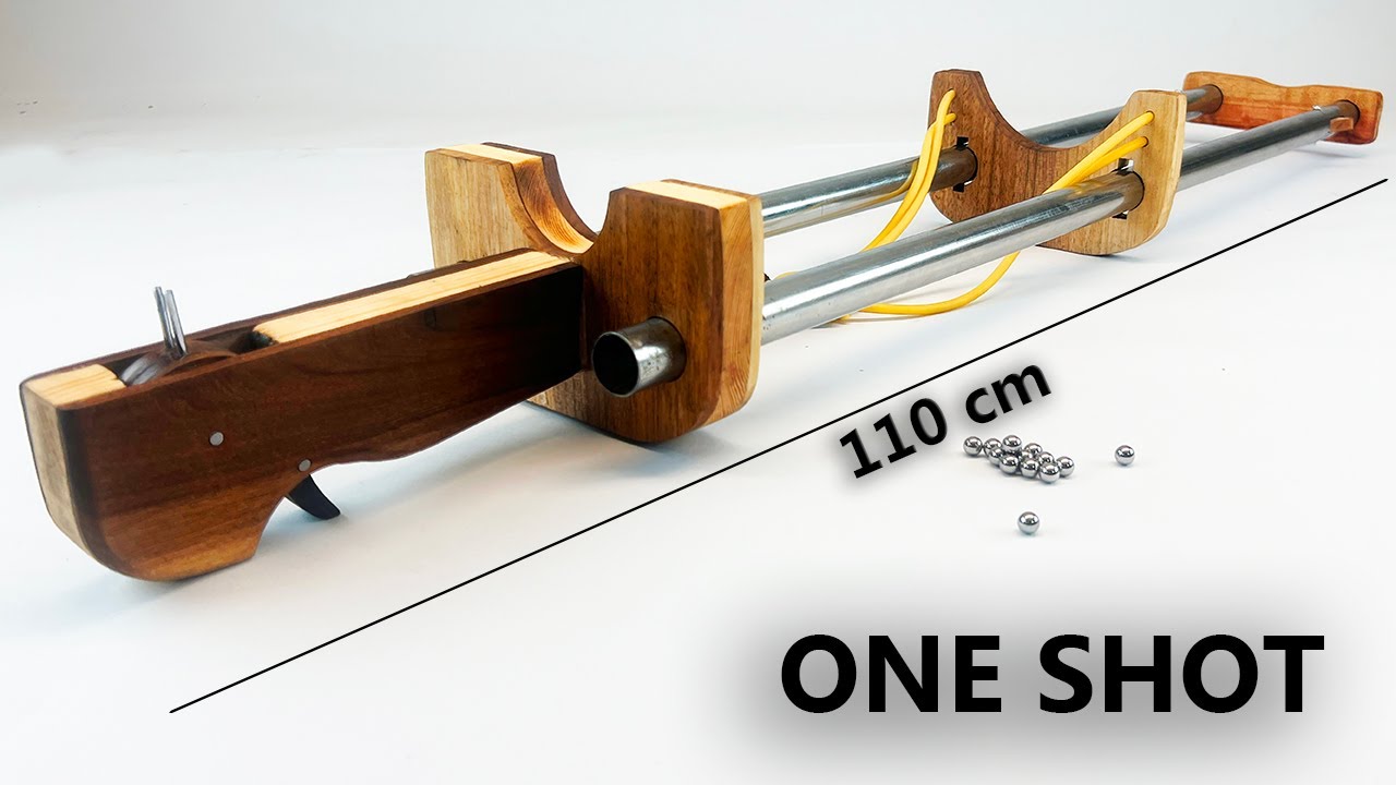 INSANE DIY CROSSBOW! 🔥 FOOT-POWERED MONSTER! - YouTube