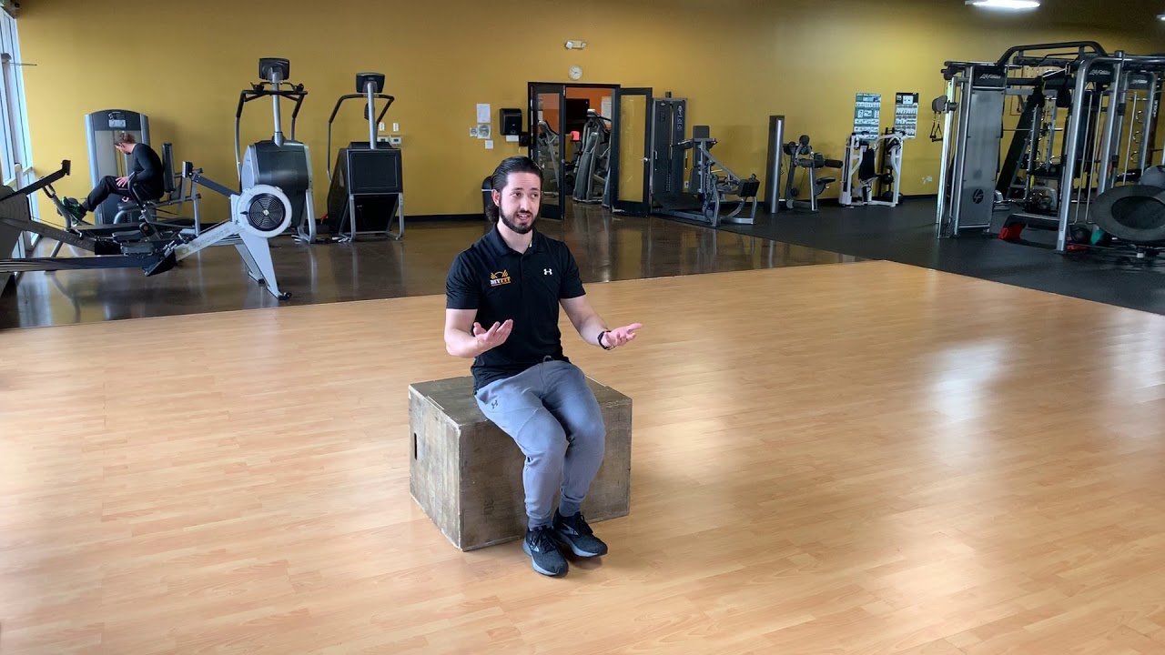 Single Leg Squat To Box (CORRECT FORM): myFit Personal Training - YouTube