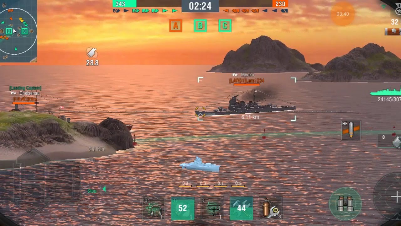 Hms Belfast 75,990 Damaged in [ Wows Blitz] - YouTube