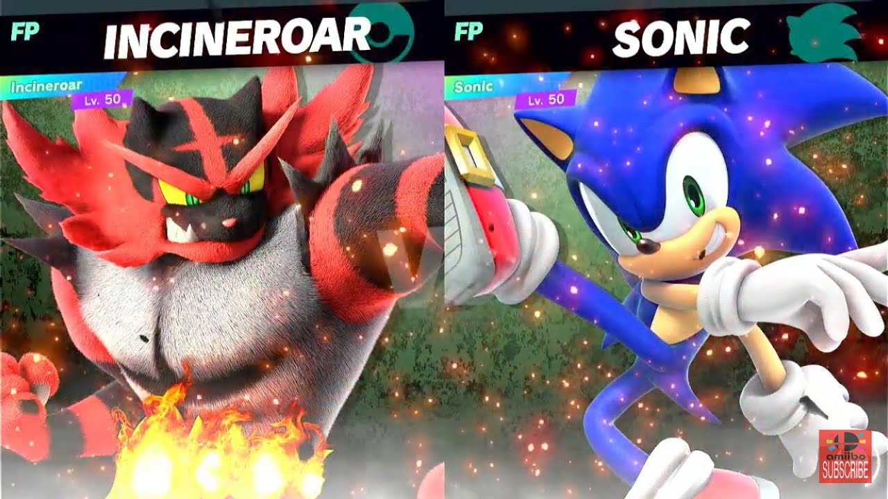 Super Smash Bros Ultimate Amiibo Fights Incineroar vs the World #36 vs ...
