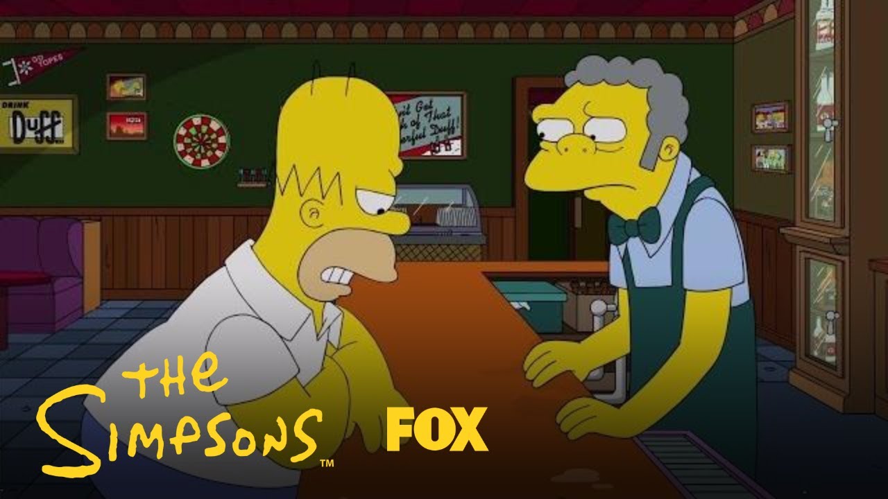 Homer Bumps Into Bart At The Bar | Season 29 Ep. 19 | The Simpsons ...