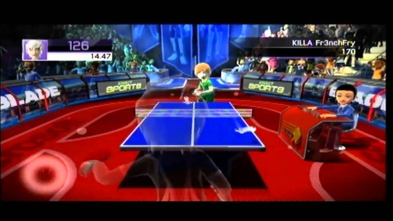 Kinect Sports Table tennis. (Paddle Panic Mini Game) - YouTube