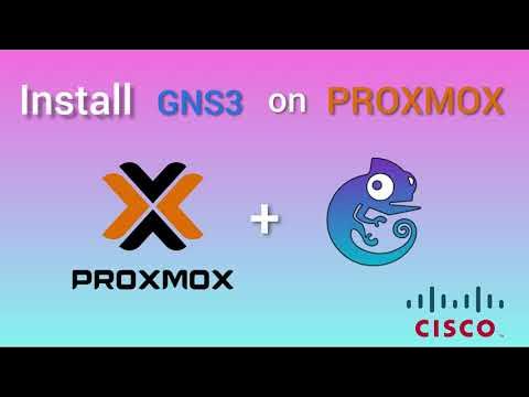 Install GNS3 VM on the PROXMOX hypervisor and connect it to the GNS3 desktop - YouTube
