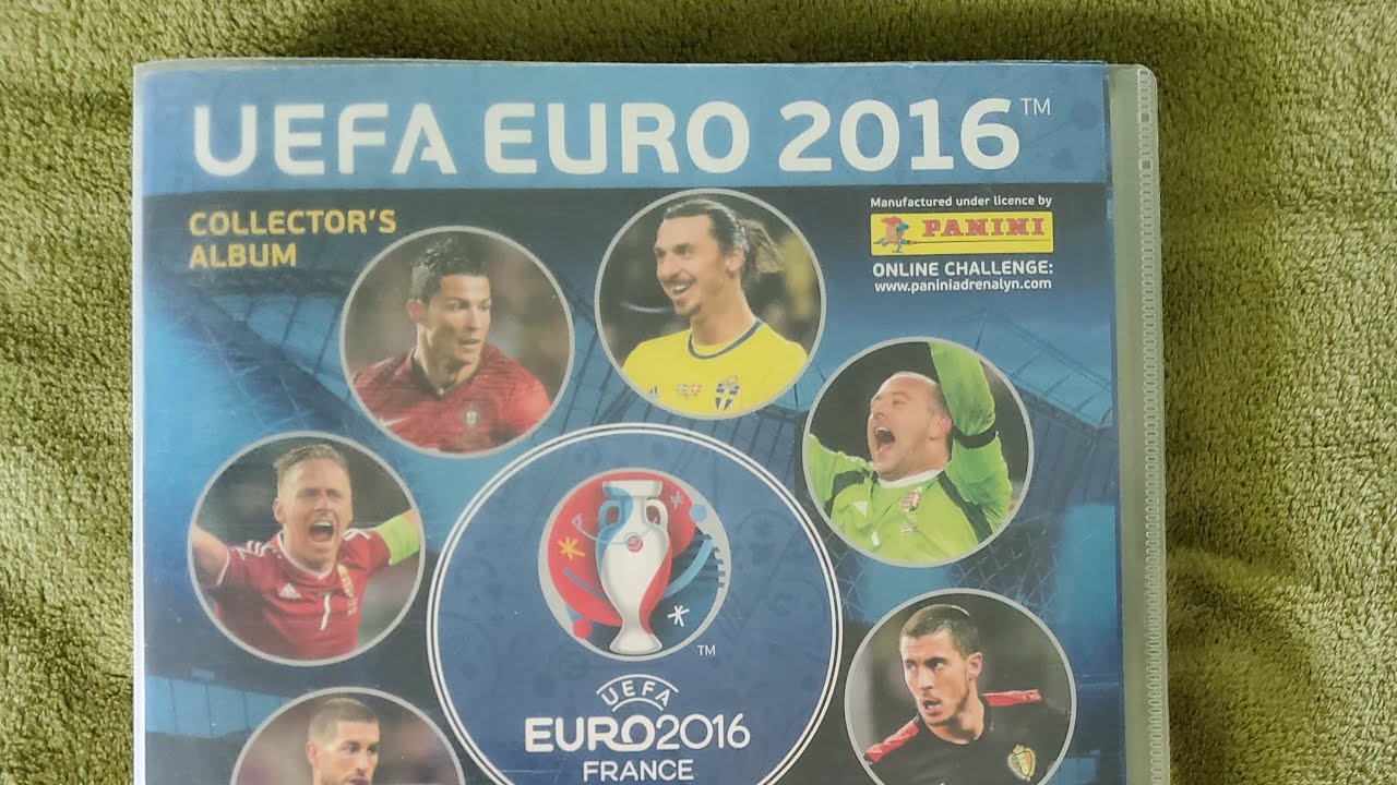 Panini UEFA Euro 2016 - Album bemutató (90%) - YouTube