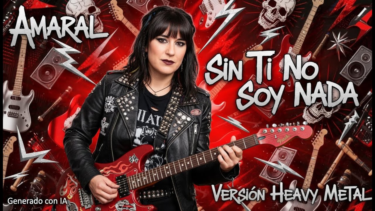 Amaral – Sin Ti No Soy Nada | Cover IA Heavy Metal dosmilero emocional ...