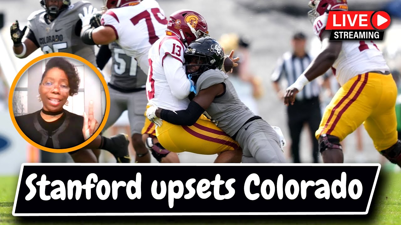 Stanford upsets Colorado: Cu buffs vs. Stanford - YouTube