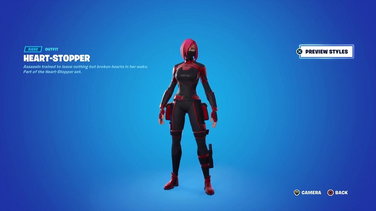 Fortnite Heart-Stopper Skin Preview !!! 😱 - YouTube